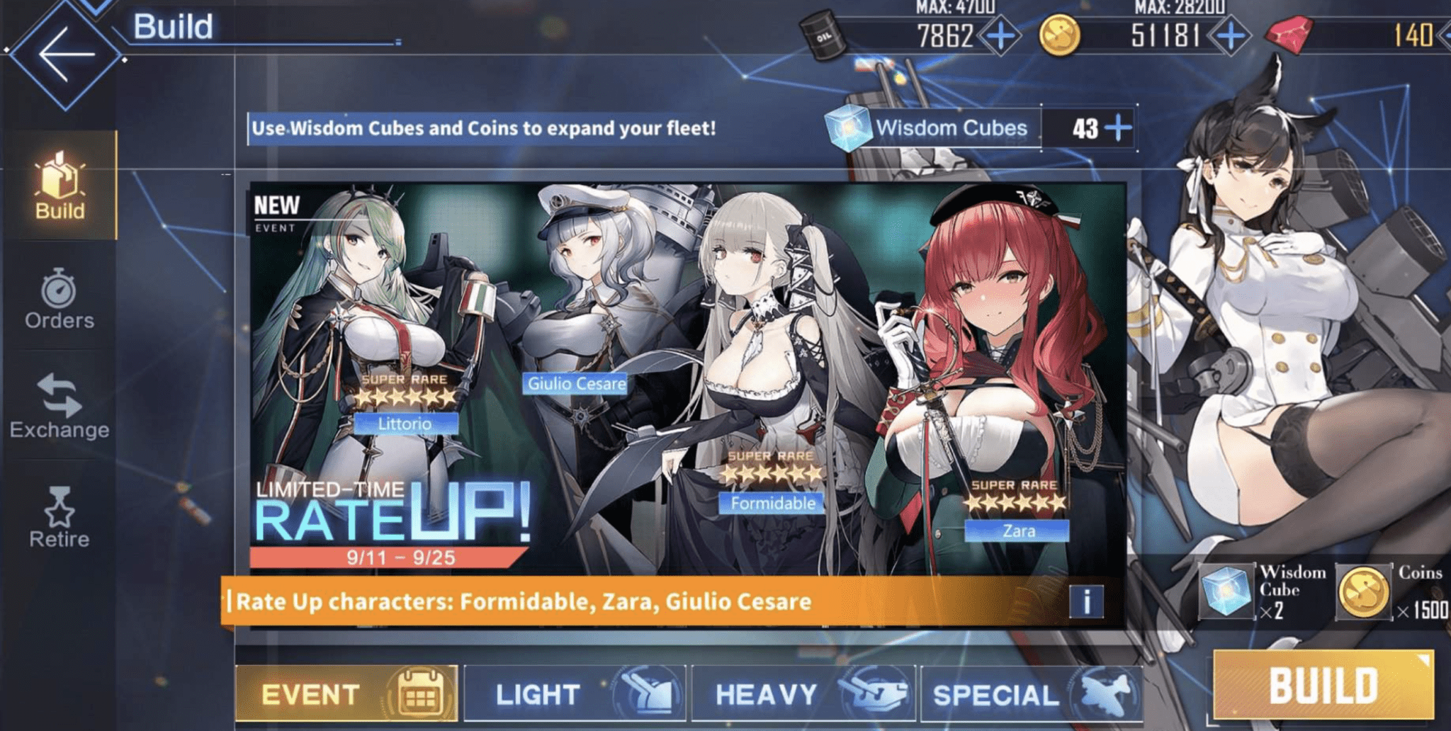 Azur Lane Resource Farming Guide - Oil, Gems, Cubes, Medals